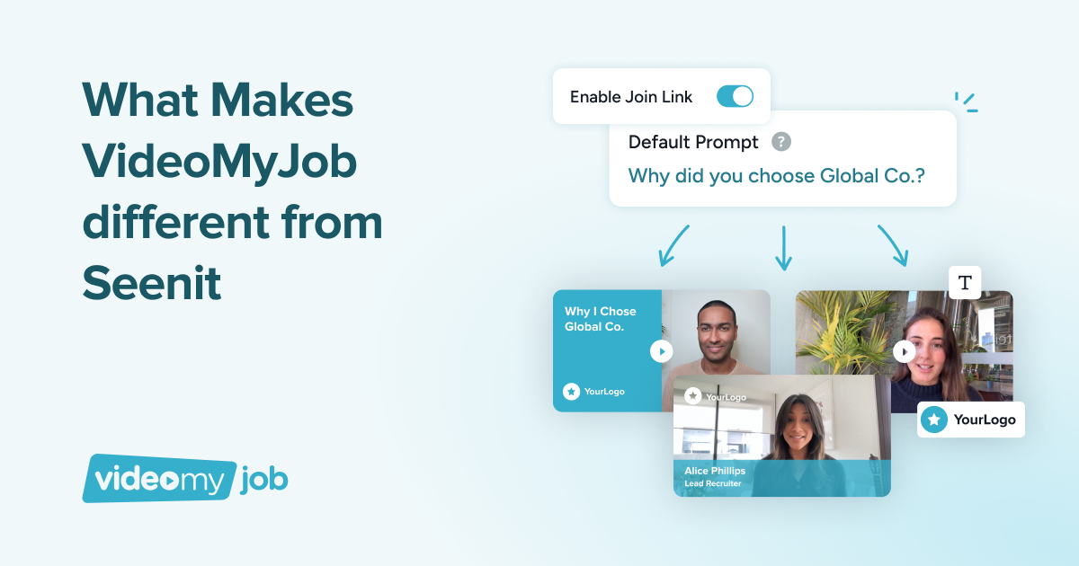 VideoMyJob vs Seenit | Video Platforms Compared